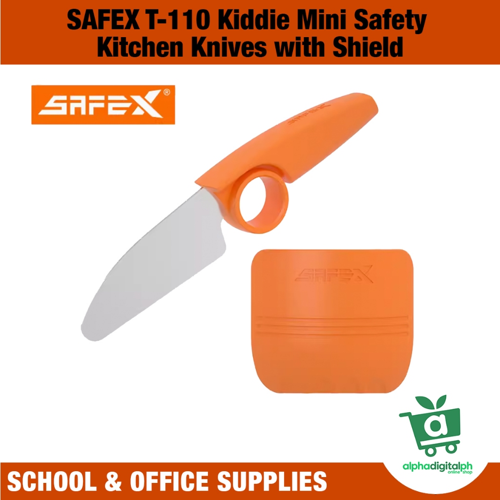 SAFEX T-110 Kiddie Mini Safety Kitchen Knives with Shield Kindergarten ...