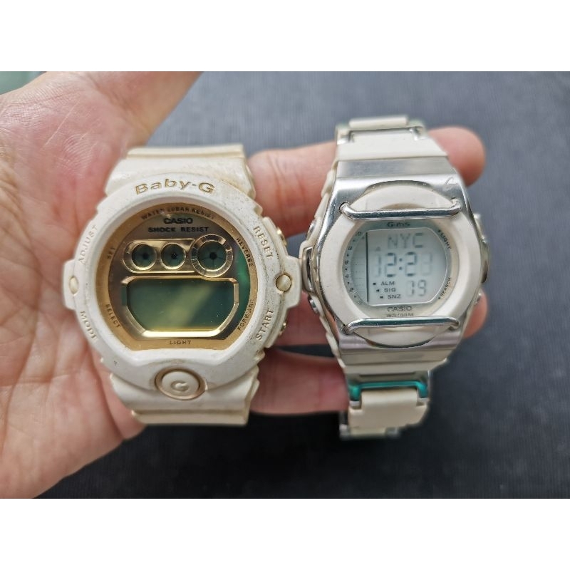 Casio G Shock Baby G White Surplus Watches Digital Watch | Shopee ...