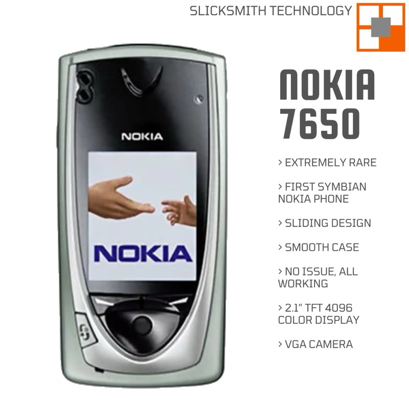 Nokia 7650 Made in Finland | SlickSmith Technology | Shopee Philippines