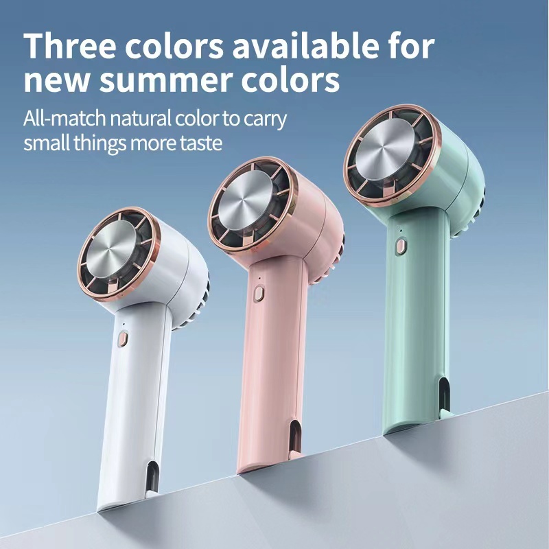 Handheld fan semiconductor cold compression cooling USB rechargeable ...