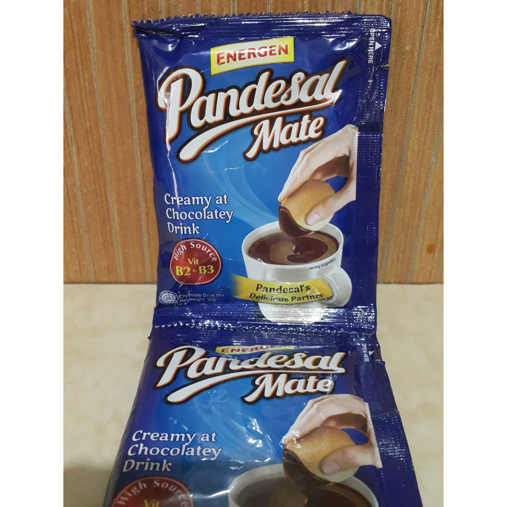 Pandesal Mate by Energen 30g x 10 sachets Chocolate Drink Mix Halal ...