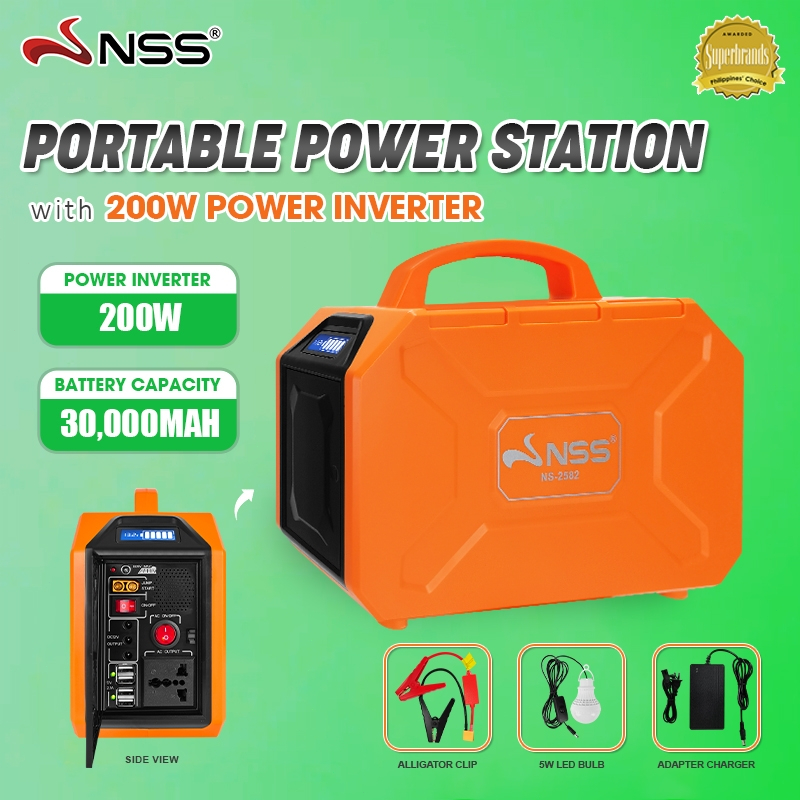 NSS Power Station 220V 200W 30000mAh Portable Big Capacity Solar ...