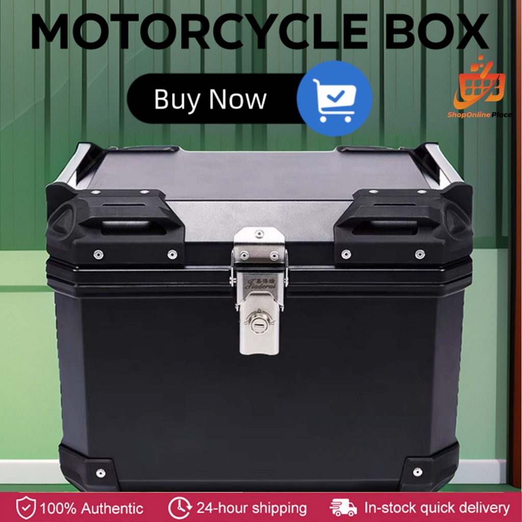 Motorcycle Box 47L Box Motorcycle With Base Plate Sec Top Box For ...