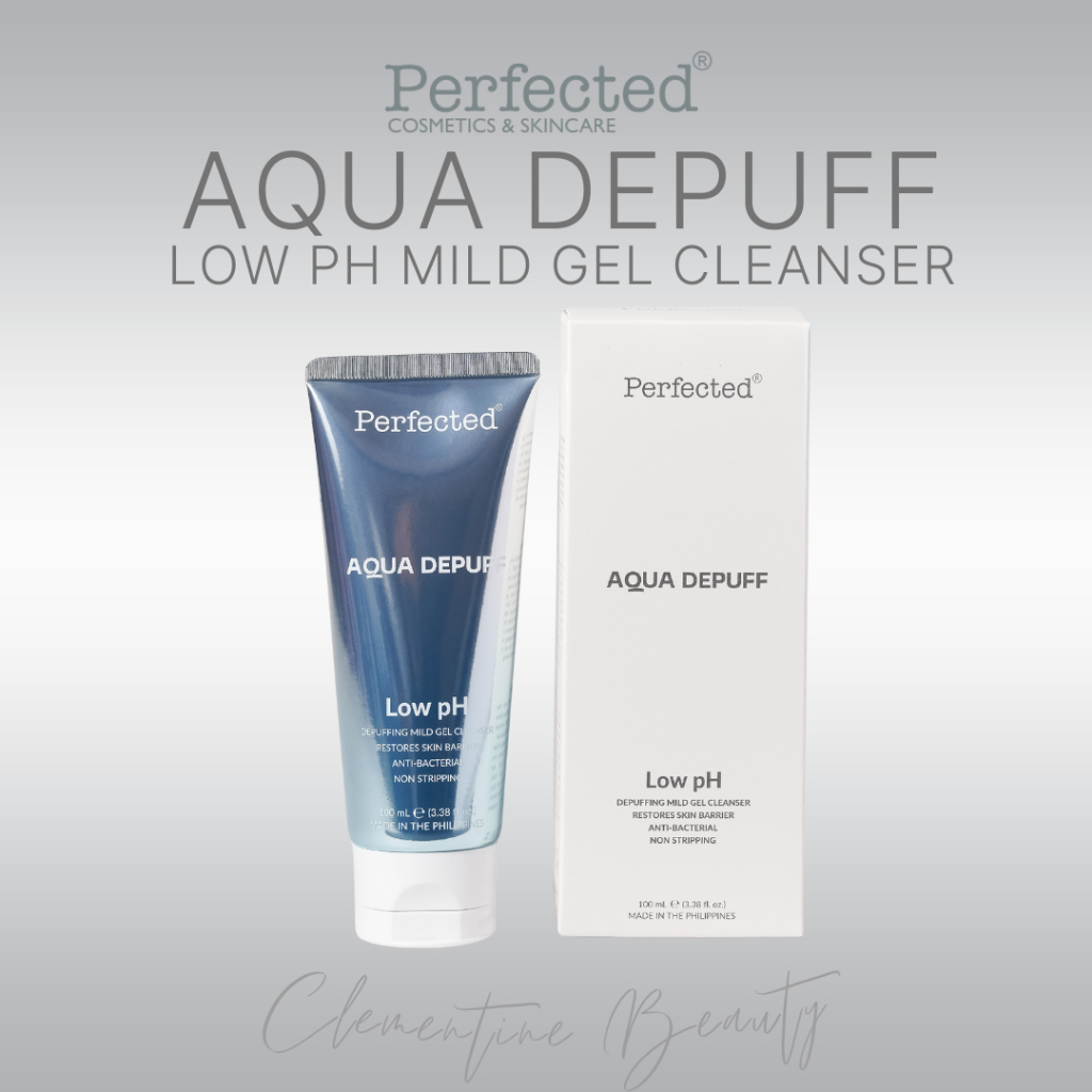 PERFECTED - Aqua Depuff Low pH Mild Gel Cleanser (Anti Acne, Exfoliates ...