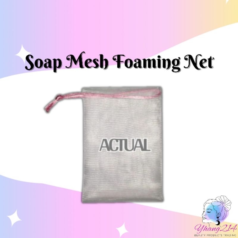 Soap Mesh Foaming Net Pink String | Shopee Philippines