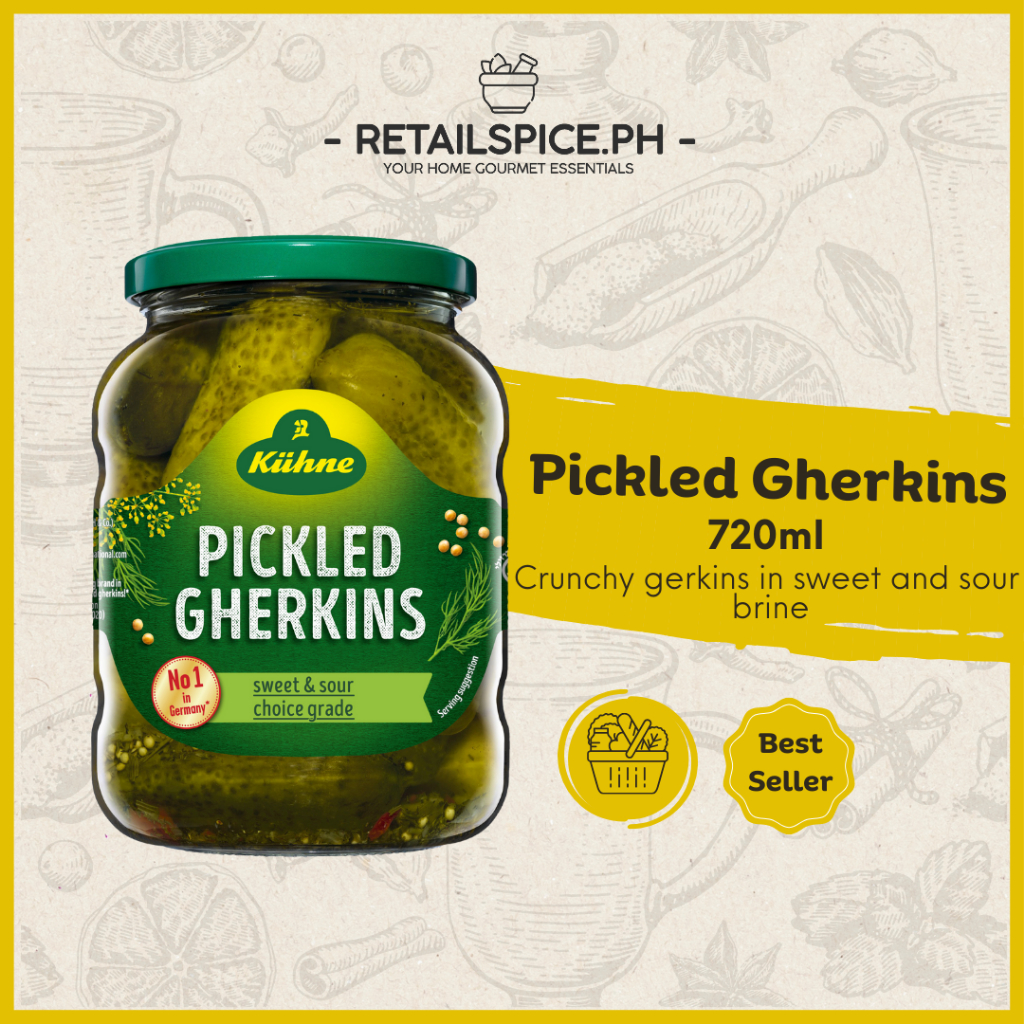 Retail Spice- Pickled Gherkins (Kuhne) | Shopee Philippines