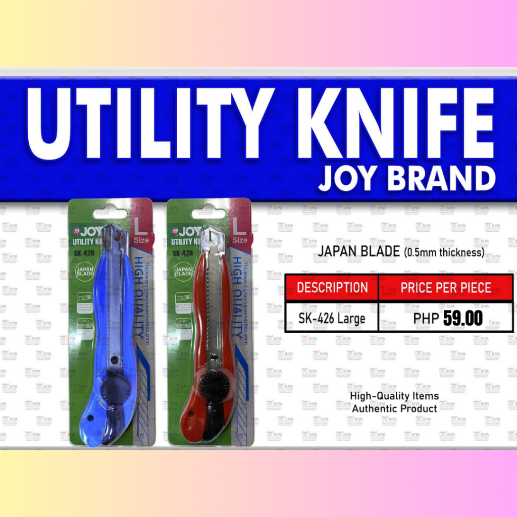 JOY UTILITY KNIFE (CUTTER) | Shopee Philippines