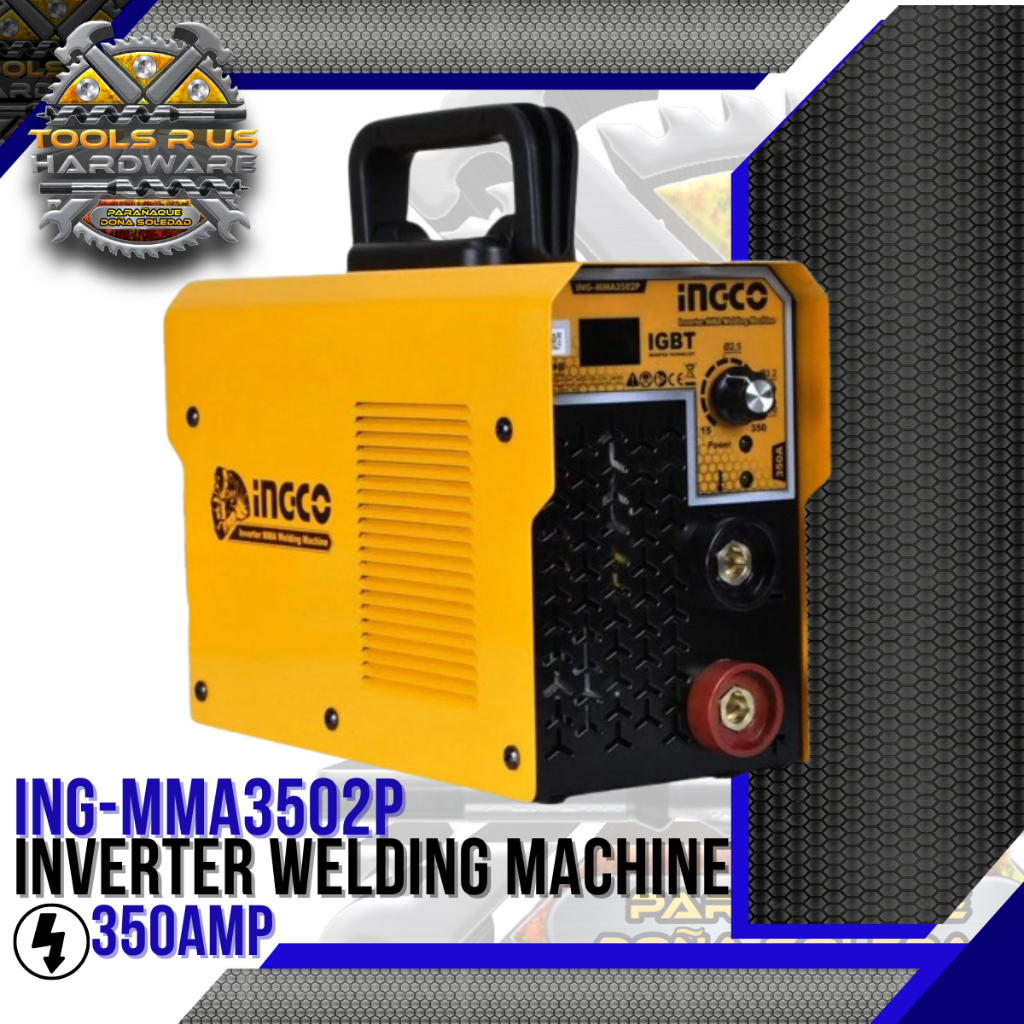INGCO ING-MMA3502P 350AMP Ingco Portable MMA Inverter Welding Machine ...