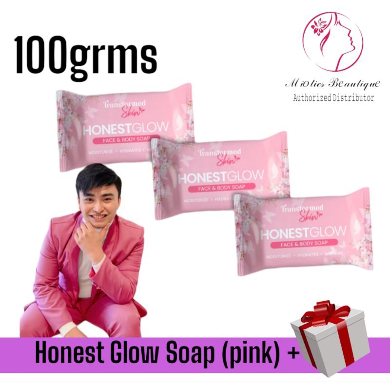 Honest Glow Face and body Soap (pink) | Shopee Philippines