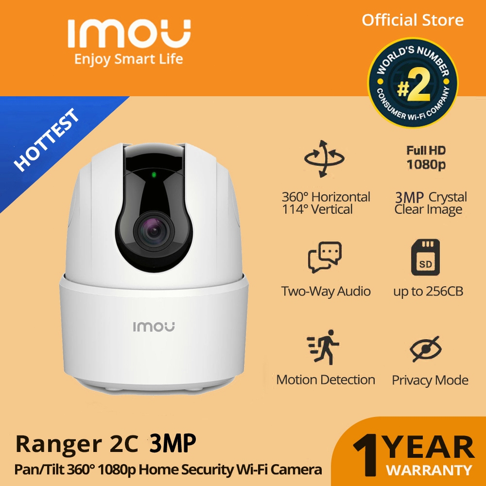 IMOU 3MP CCTV Camera 360 Degree Ptz Control 3D Panoramic Wi-Fi Night ...