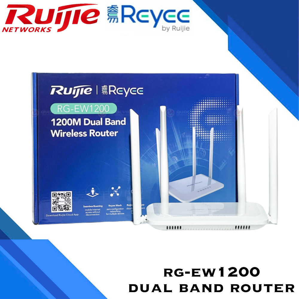 RUIJIE REYEE RG-EW1200 1200M Dual-band Wireless Router | Shopee Philippines