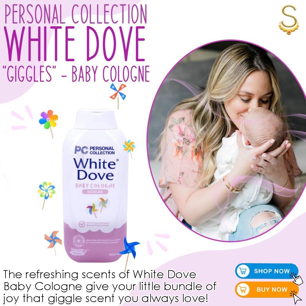 Personal Collection White Dove Baby Cologne ( GIGGLES ) 200ml NEW ...