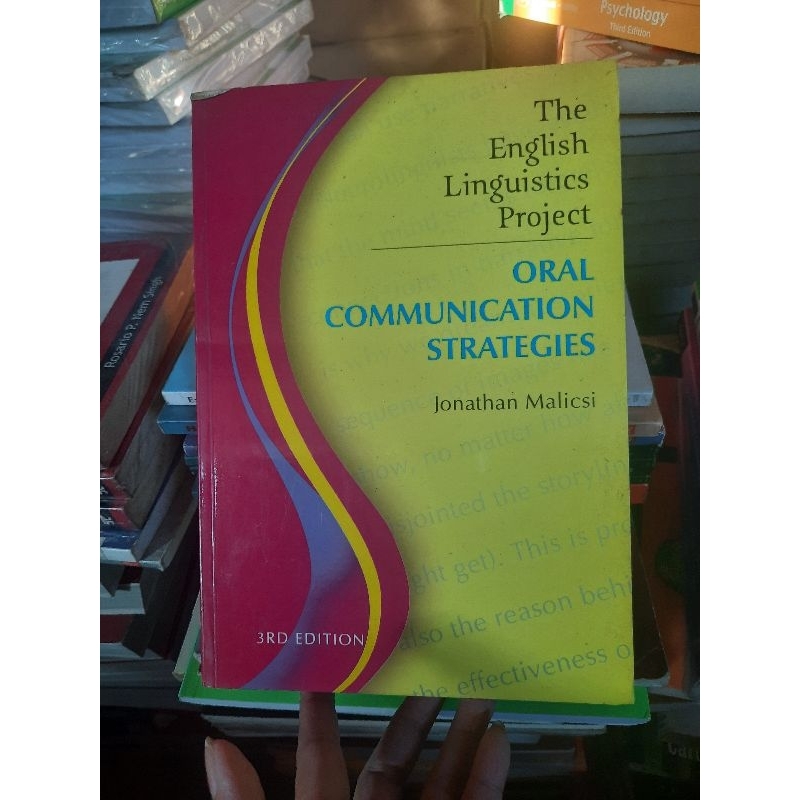 The English Linguistic Project Oral Communication Strategies | Shopee ...