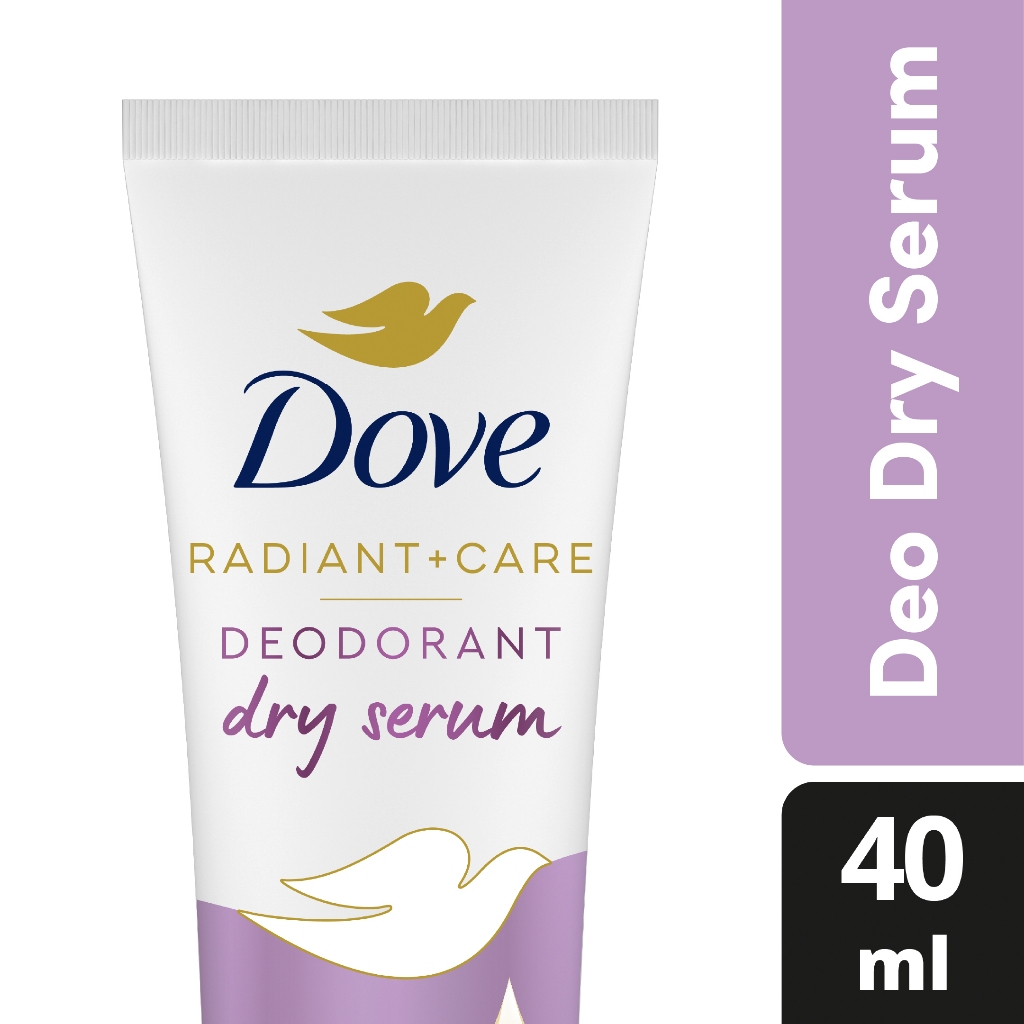 Dove Radiant + Care Deodorant Dry Serum 3% Niacinamide 10x Omega 6 Pore ...