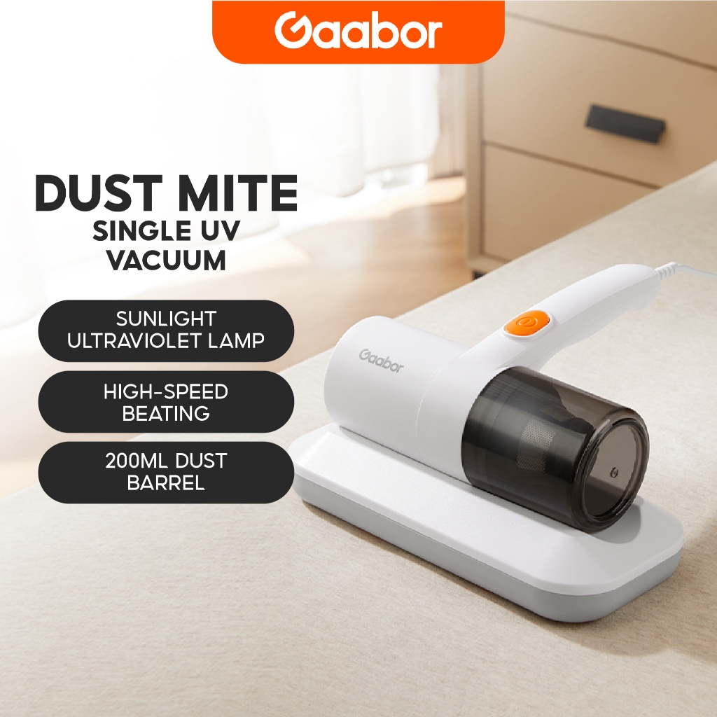 Gaabor Dust Mite Vacuum Cleaner with Single/Dual UV Light Sterilization ...