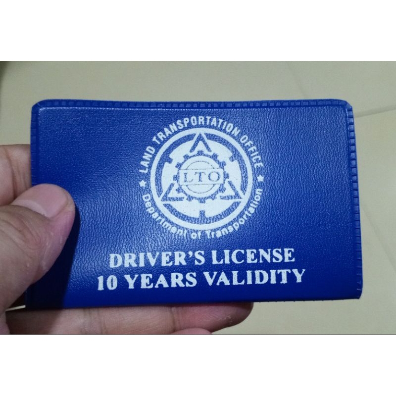 LTO DRIVER'S LICENSE COVER (BLUE) | Shopee Philippines