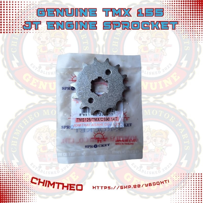 Tmx 155 Engine Sprocket JT Sun Original | Shopee Philippines