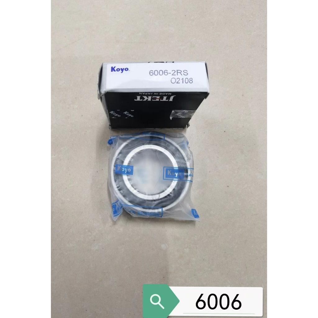 Koyo bearings japan 6006 2rs rubber seal size 30*55*13 wholesale price ...