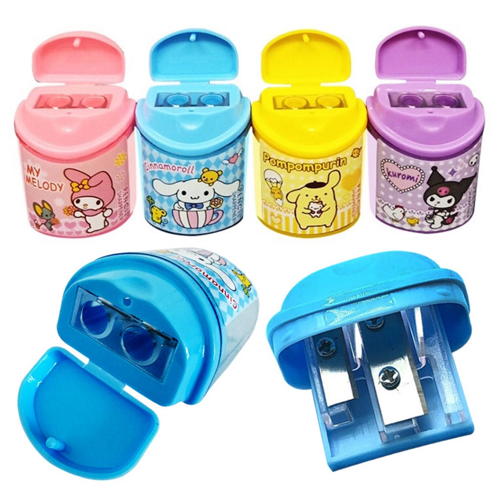 Double Hole Pencil Sharpener Sanrio Cute Cartoon Manual Pencil ...