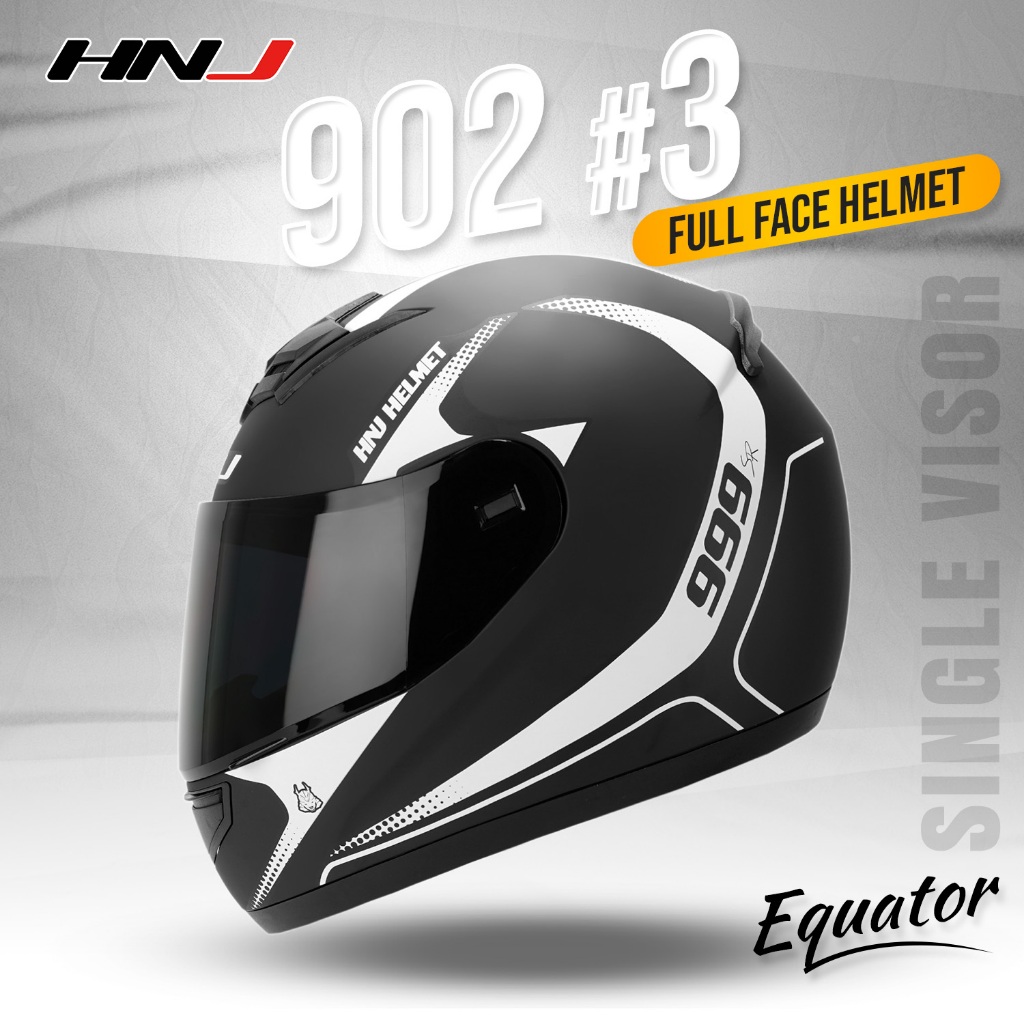 HNJ 902 3# Full face helmet for motorcycle (single visor) | Shopee ...