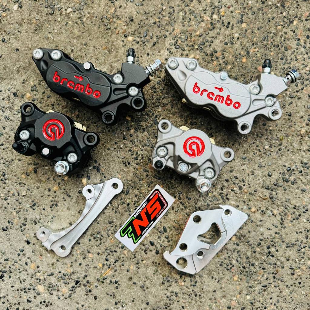 7N’s Premium Caliper [4POT-Front & 2POT-Rear] w/ Serial & QR for Yamaha ...