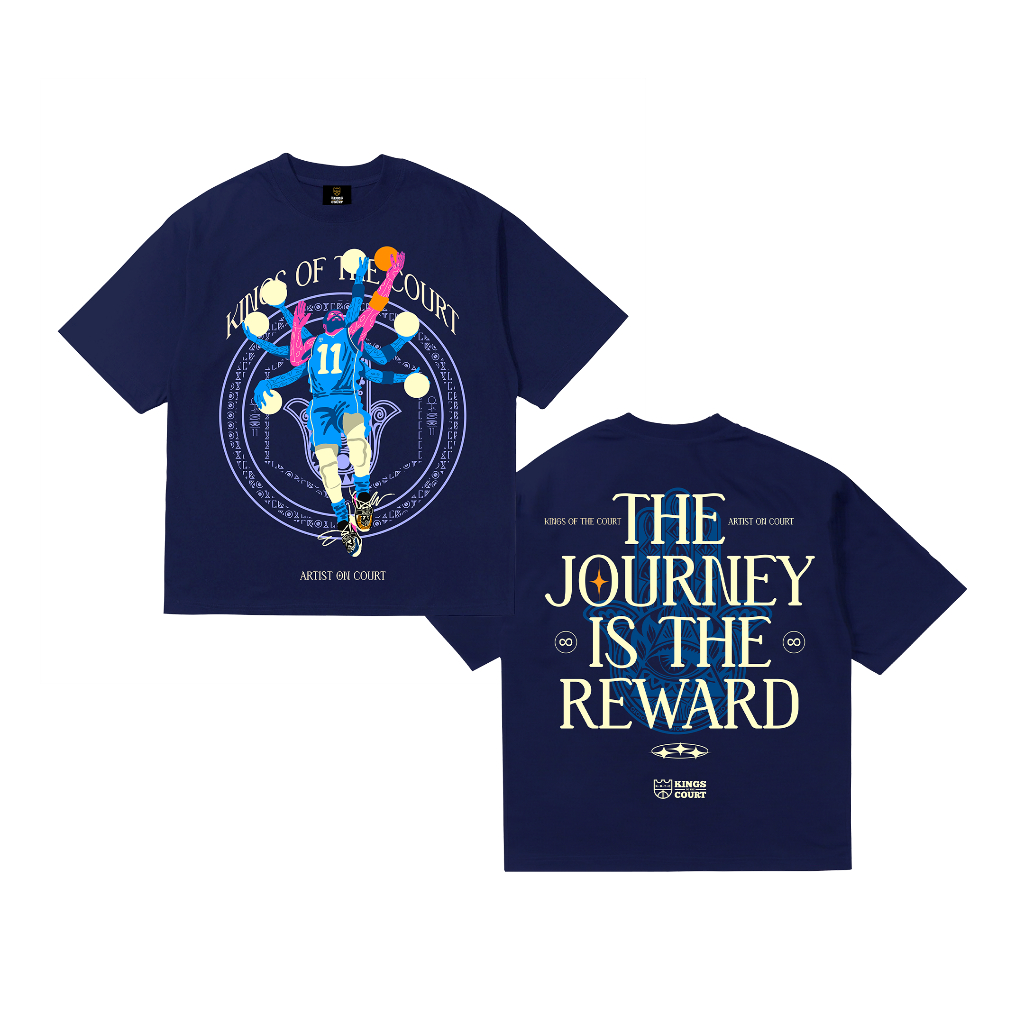 KOTC KAI 1 “Artist on Court” Kyrie T-Shirt for Men in Midnight Navy ...