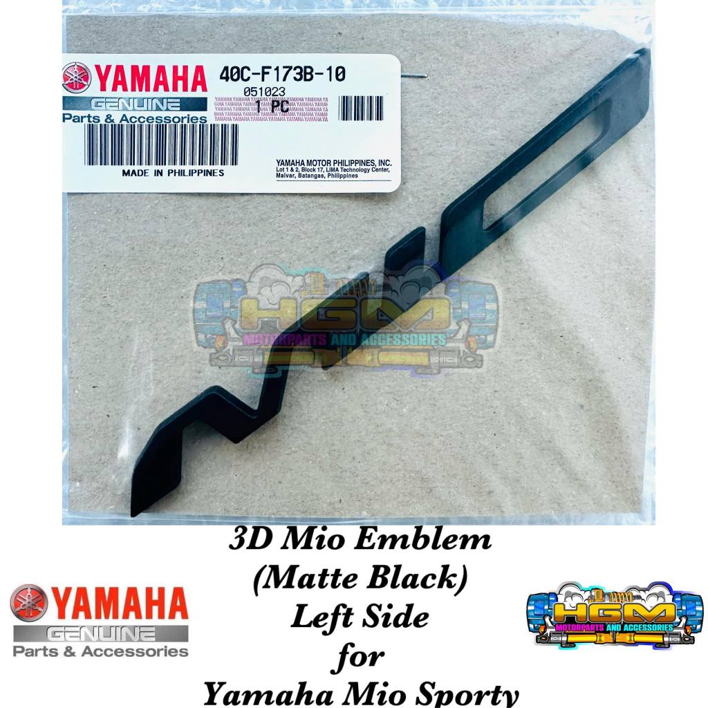 3D EMBLEM MIO | YAMAHA GENUINE PARTS | 40C-F173B/40C-F174B | Shopee ...