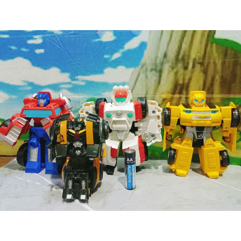 Transformers (Playskool Heroes) Rescue Bots Optimus Prime, Bumblebee ...