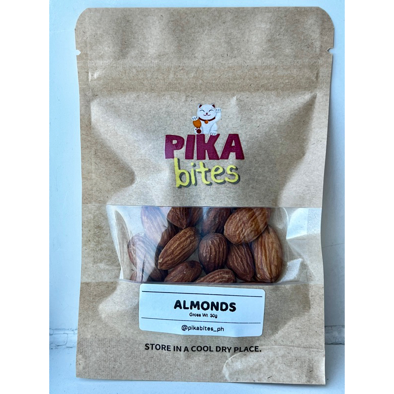 Almonds 30 grams (Pika Bites) | Shopee Philippines
