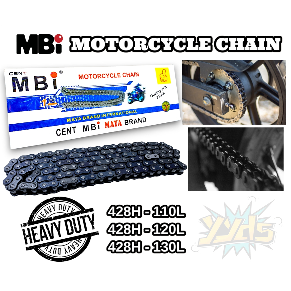 MBi Chain 428H-110L/120L/130L SUPER HEAVY DUTY CHAIN FOR MOTORCYCLES ...