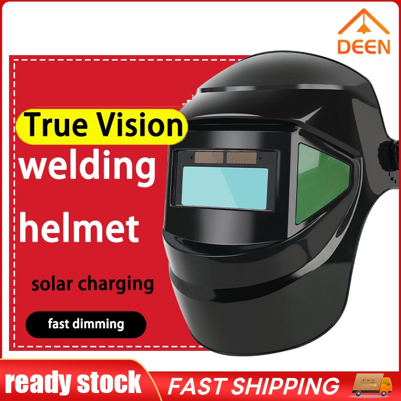True color LCD screen welding mask auto darkening welding helmet ...