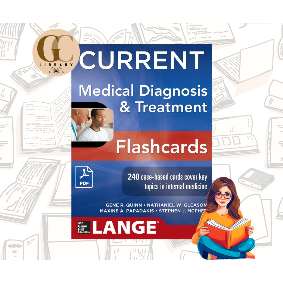 LANGE Current Medical Diagnosis & Treatment | Flashcards | Shopee Philippines