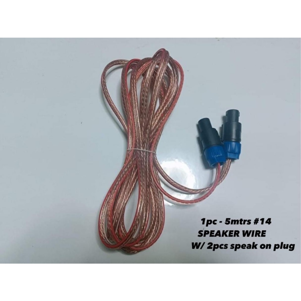 AWG 12 14 16 SPEAKER Wire / Cable Transfarent 5M/10M/15M/20M with 2 pcs ...