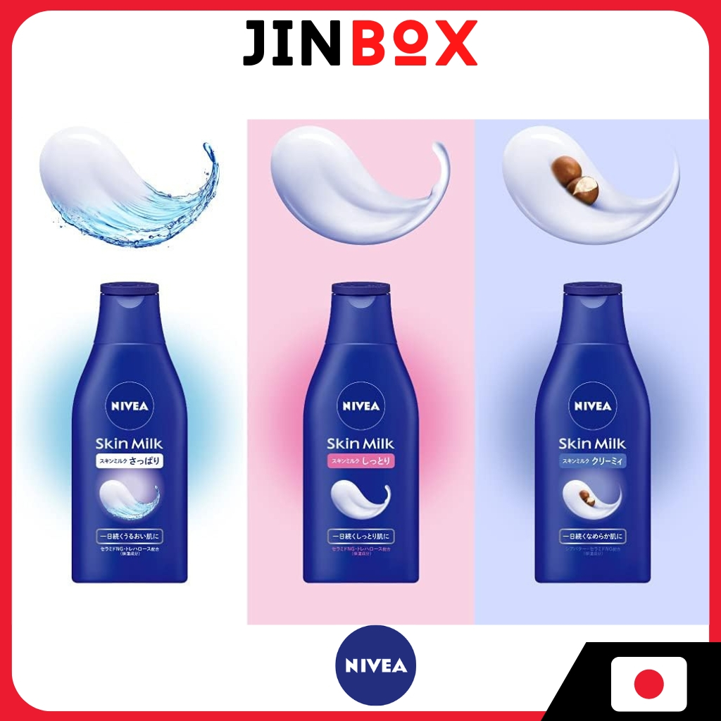 NIVEA Skin Milk Moist/ Creamy/ Refreshing 200g | Shopee Philippines