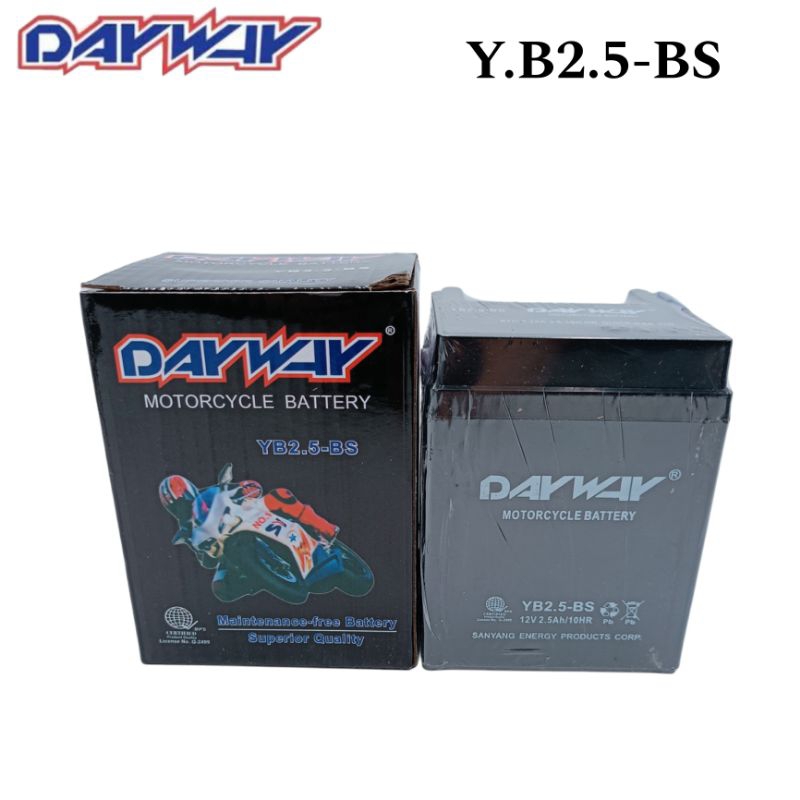 ORIGINAL MOTORCYCLE DAYWAY BATTERY 2.5/3L/4L/5L/6.5L/7L | Shopee Philippines