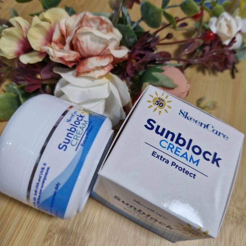 SkeenCare Sunblock Cream 10g SPF50 New Packaging FDA Approved | Shopee ...