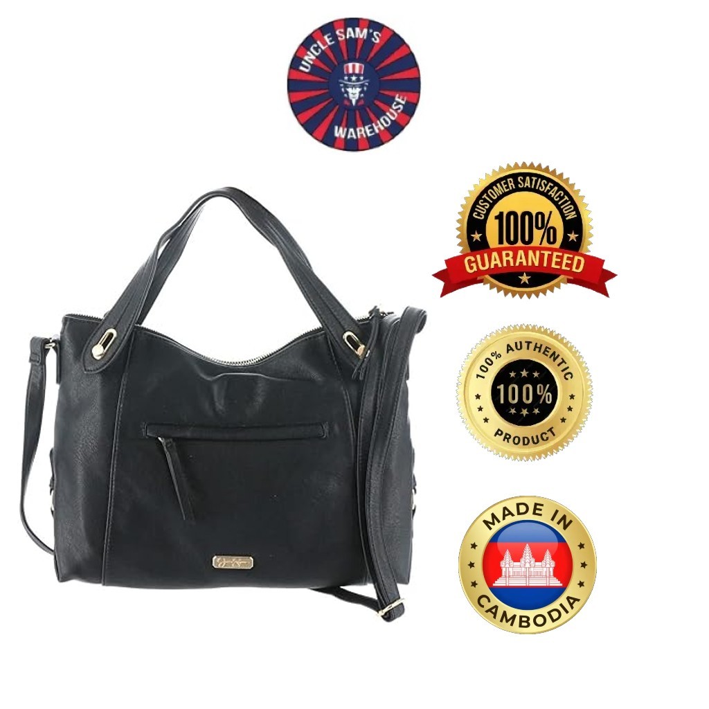 Jessica Simpson Roxanne Satchel Black | Shopee Philippines