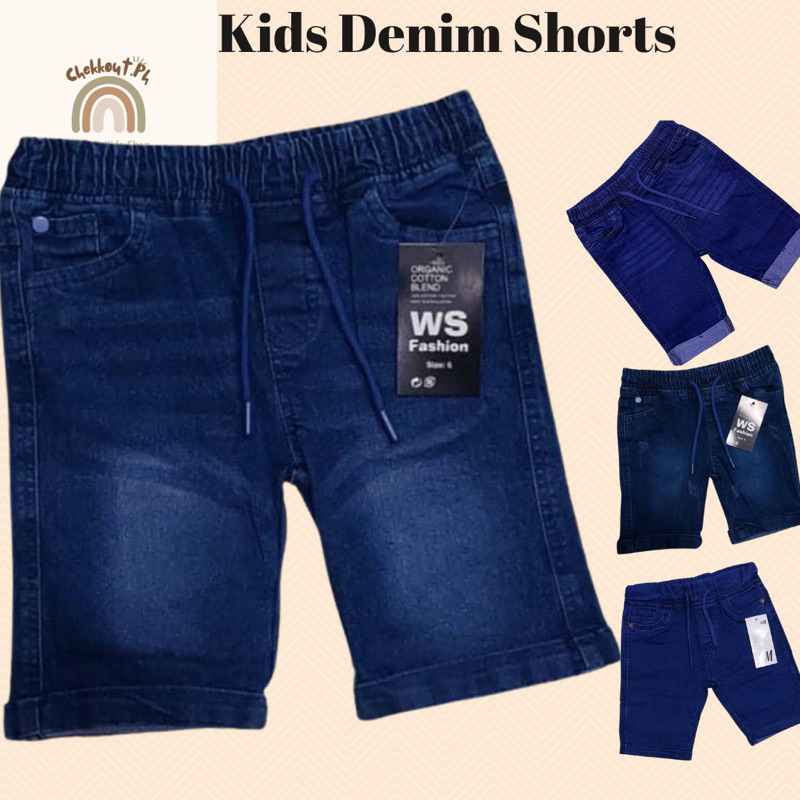 Boys Denim Shorts for Toddler 2-10 Years Old Casual Maong Kids ...