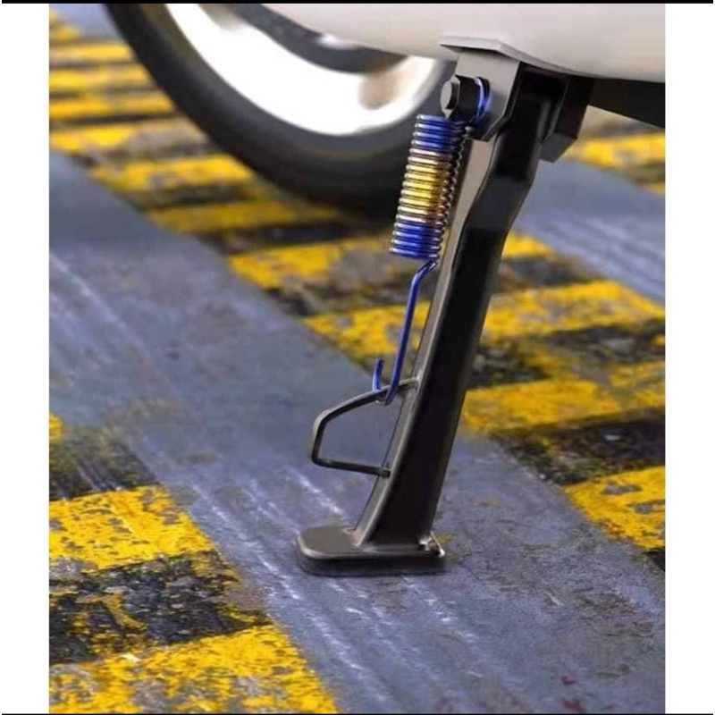MOTORCYCLE SPRING SIDE STAND UNIVERSAL RAINBOW Gold/Titanium Color ...