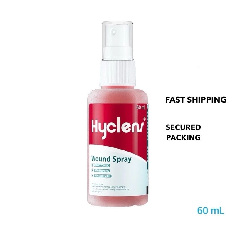 Hyclens Chlorhexidine Wound Spray 60ml | Shopee Philippines