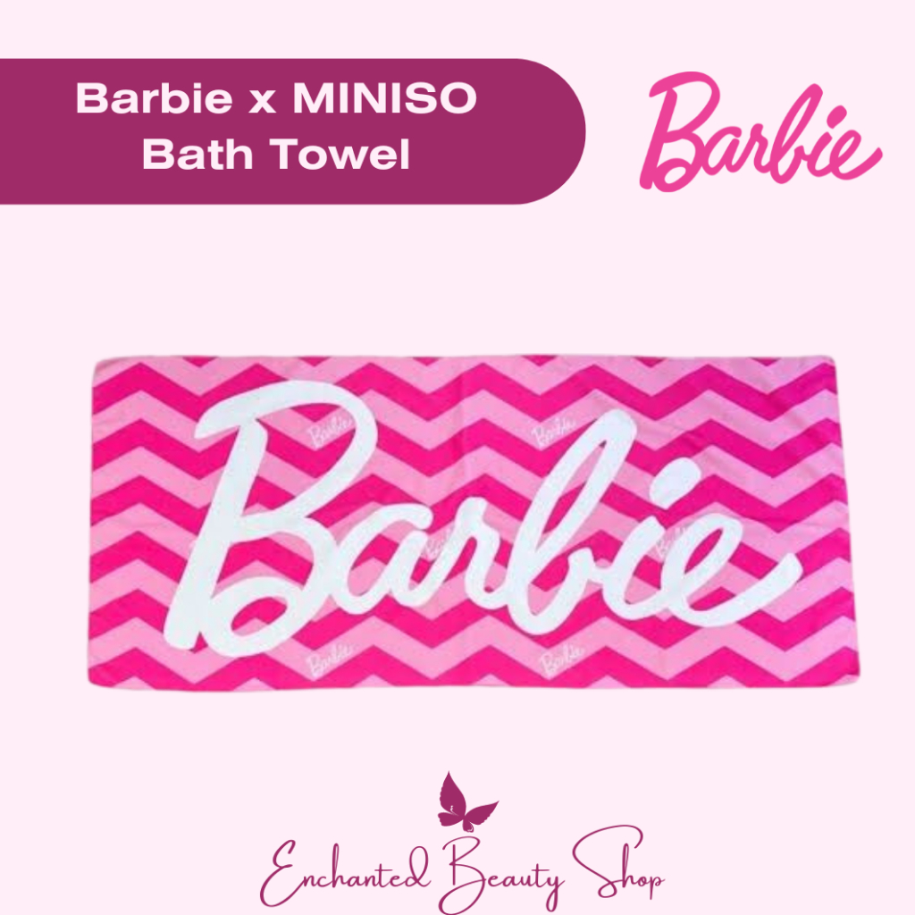 Barbie x MINISO Bath Towel | Shopee Philippines