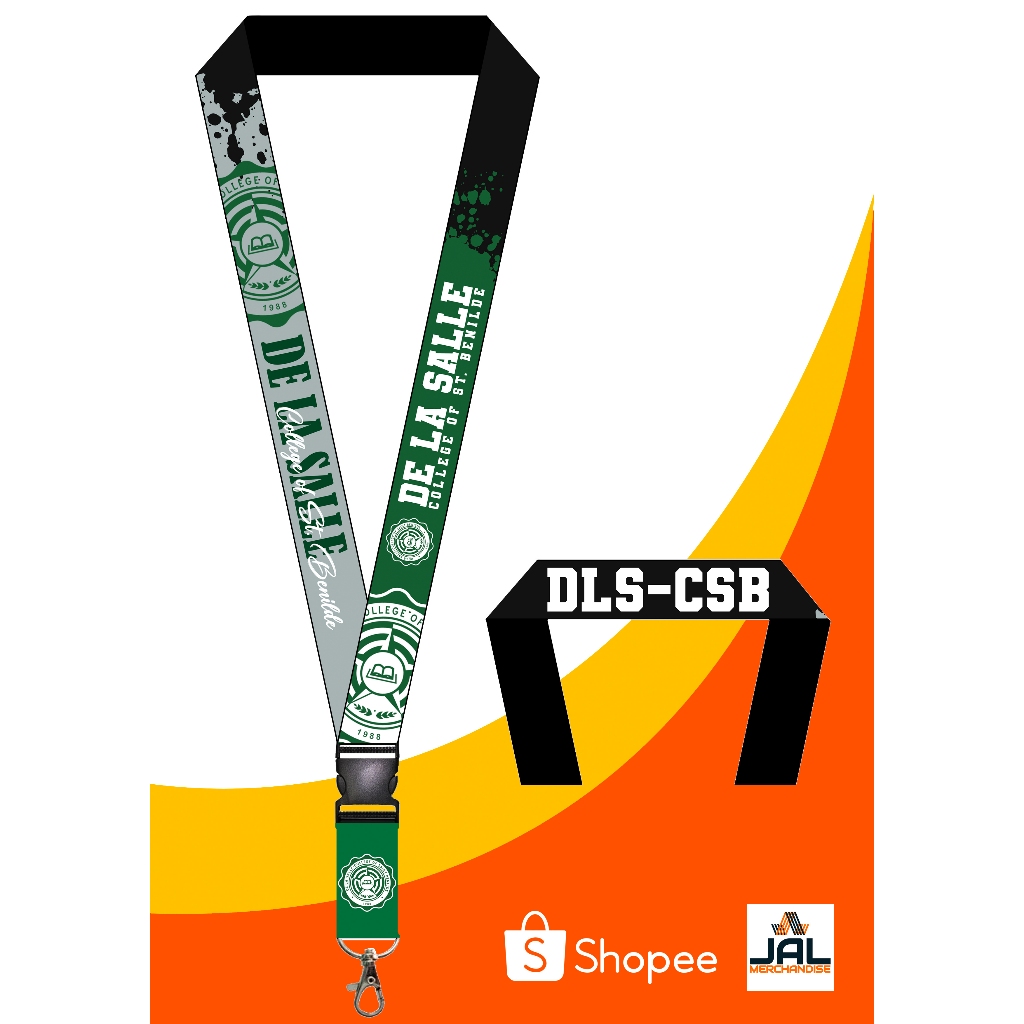 DLSU ID lace design / ID lanyard / ID sling | Shopee Philippines