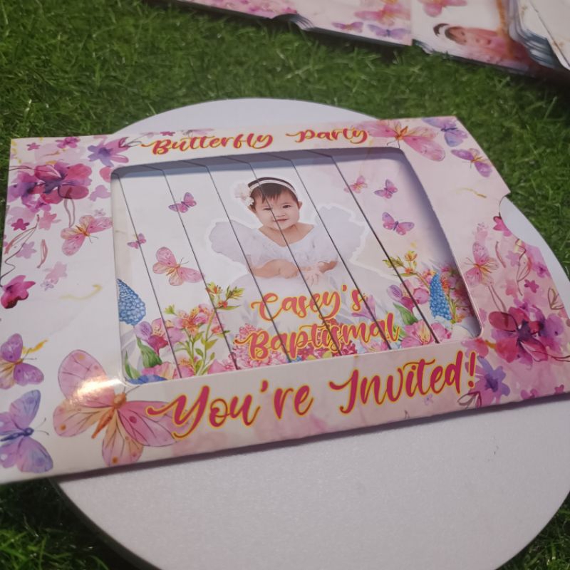 SHADOW SLIDE INVITATION | Customized Any Theme | Shopee Philippines