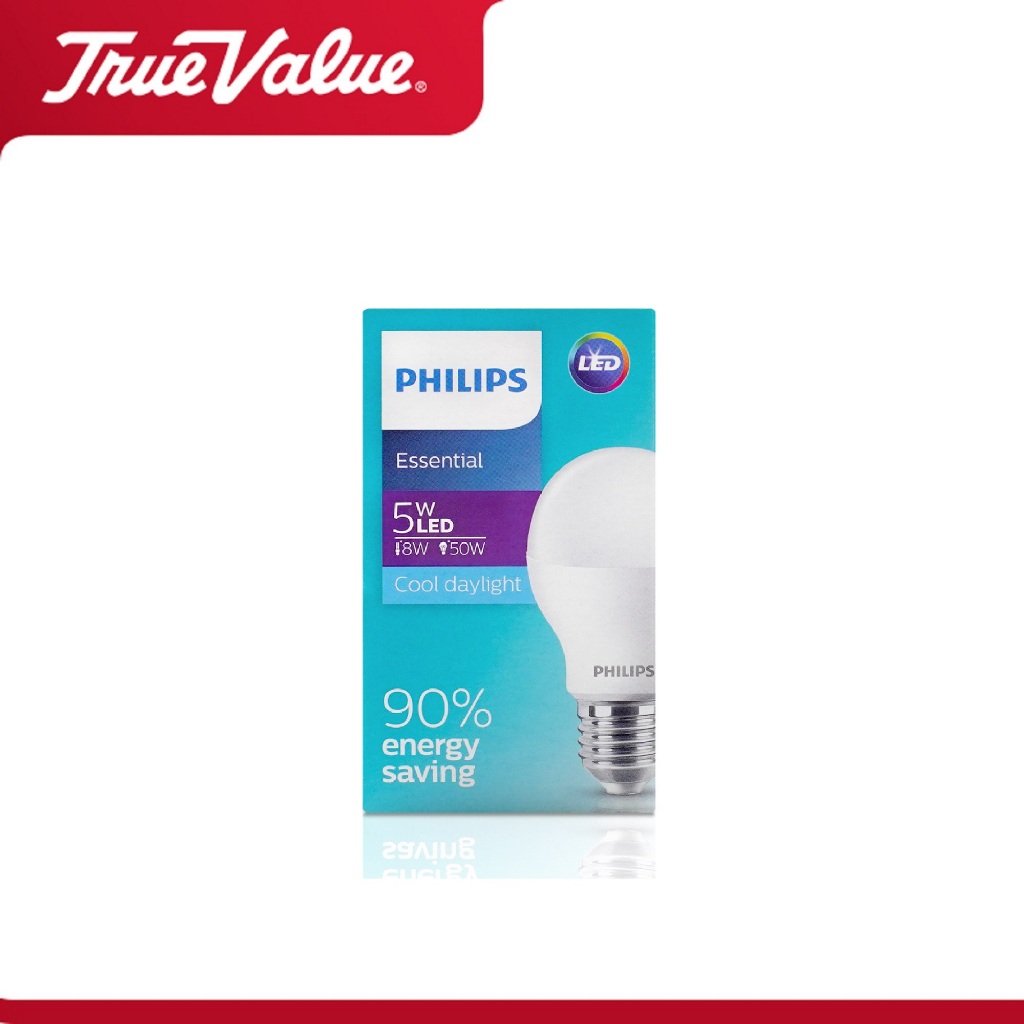 Philips Essential LED Bulb 5-Watts Cool Daylight 480 Lumen | Shopee Philippines