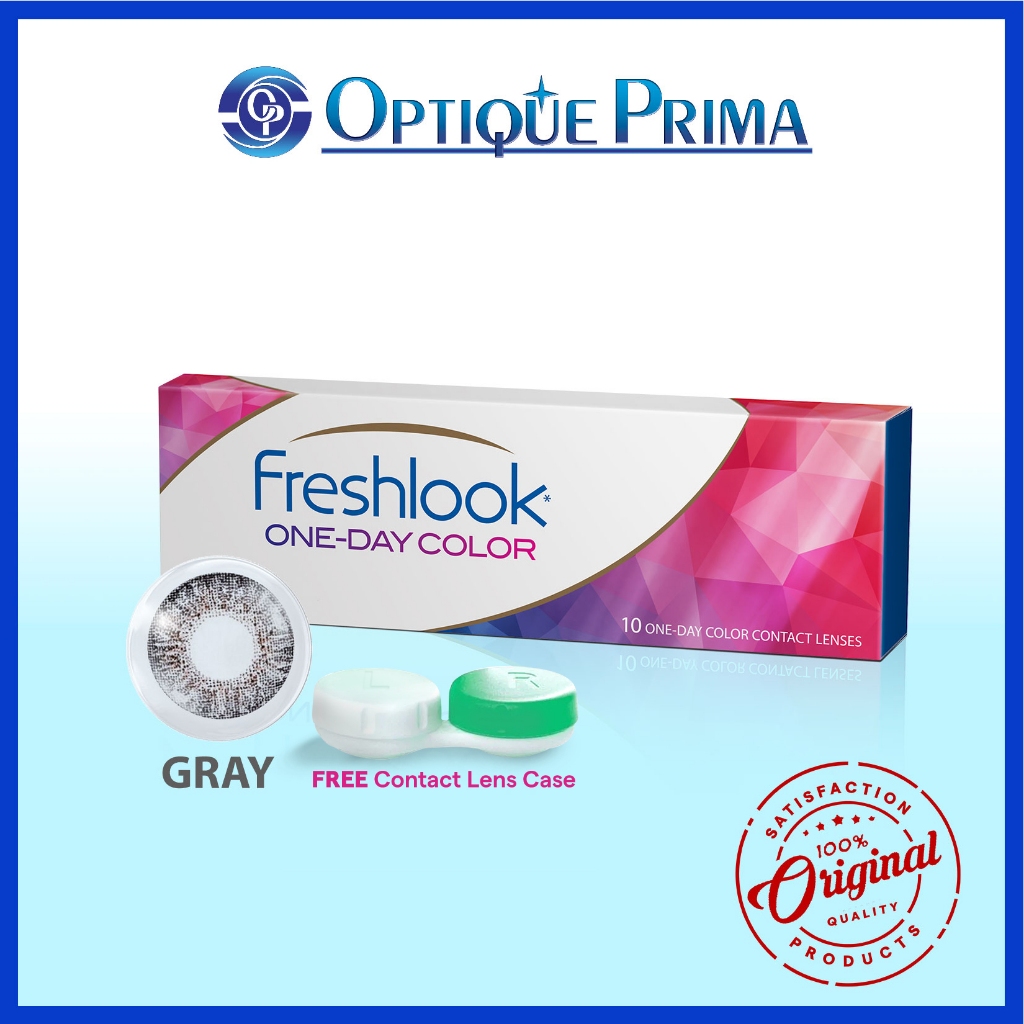 Freshlook ONE-DAY COLOR / Gray / Daily Disposable Contact Lens | Shopee ...