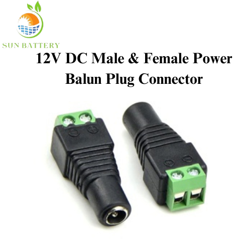 12V DC Male & Female Power Balun Plug Connector | Shopee Philippines