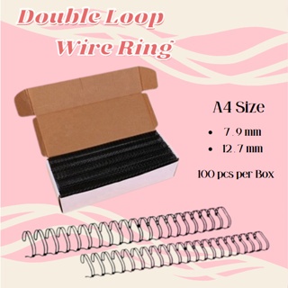 Double Loop Wire Metal Ring Binder 3:1 Pitch A4 Size for Wire Binding ...