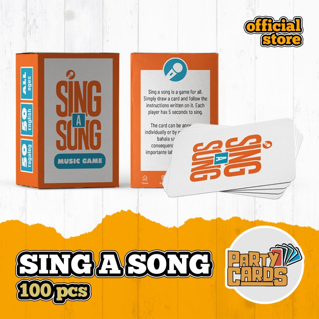 Sing A Song! 100pcs Music Card Game – Fun Karaoke & Bonding Game for ...