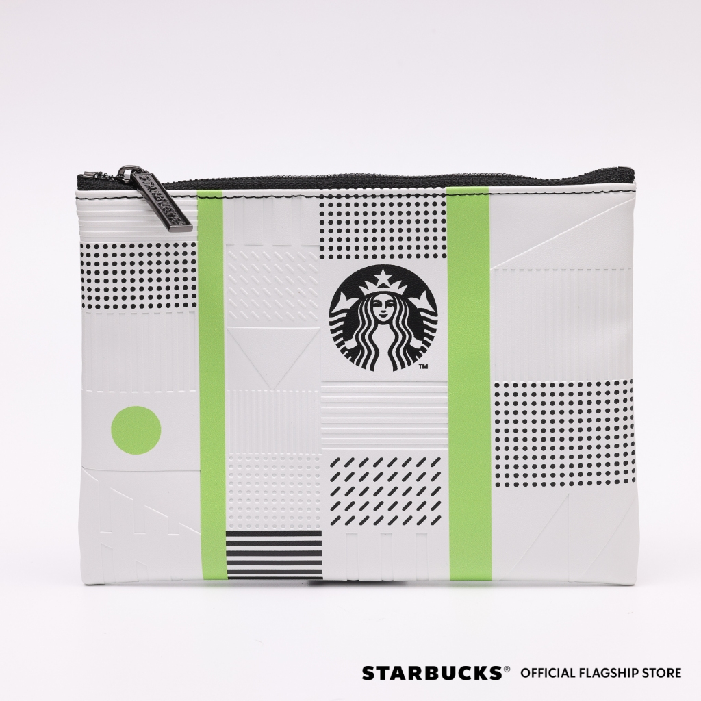 Starbucks White Geometric Wallet #Geometric | Shopee Philippines
