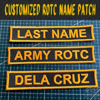 ROTC Customized Embroidered Name Patch (Army Rotc) - Available in ...